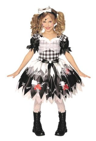 HALLOWEEN GIRLS BROKEN DOLL COSTUME, GIRLS BROKEN DOLL COSTUME - Walmart.ca