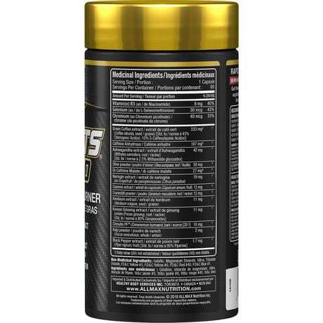 Allmax Rapidcuts Shredded Fat Burner Capsules | Walmart Canada