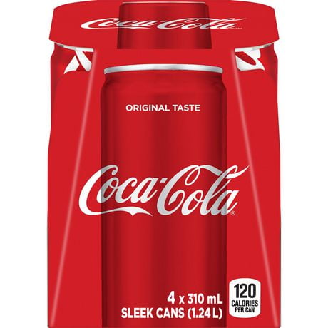 Coca-Cola 310mL Cans, 4 Pack | Walmart Canada