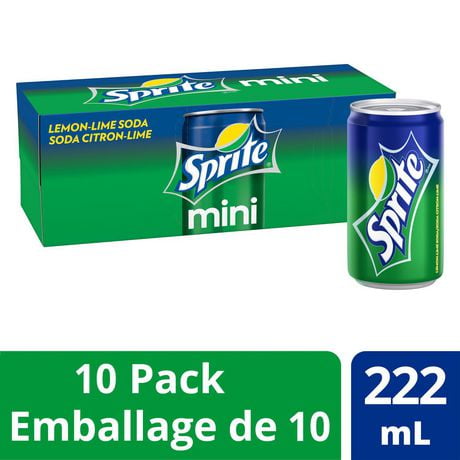 Sprite 222mL Mini-Cans, 10 Pack | Walmart Canada