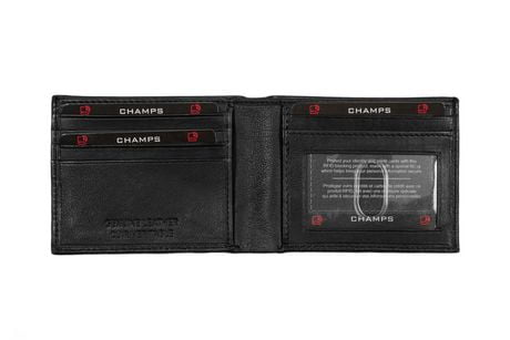 Champs Express Leather Slimfold ID RFID Wallet | Walmart Canada