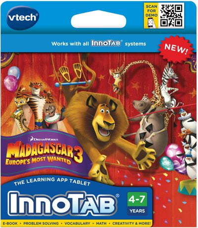 VTech Innotab Software- Madagascar 3 English Version - Walmart.ca