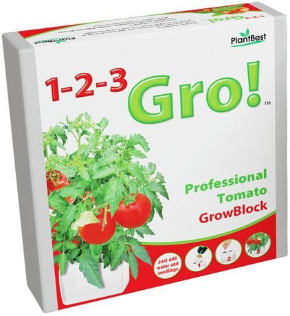 PlantBest, Inc. 1-2-3 Gro! Tomato Grow Block - Walmart.ca