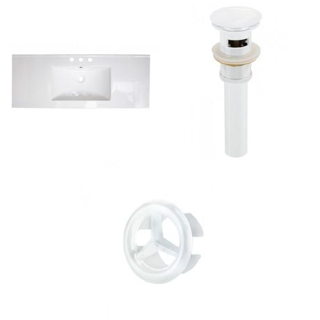 Click here for American Imaginations 48-In. W Ceramic Top Set Whi... prices