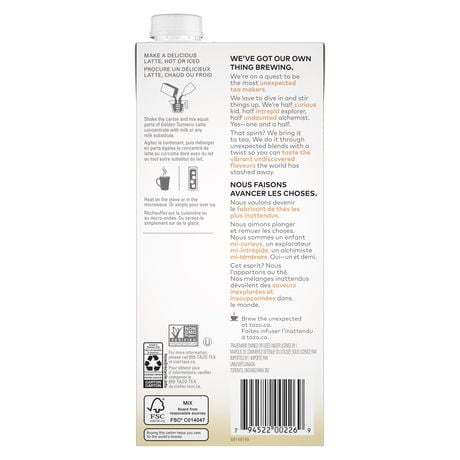 Tazo Golden Turmeric Concentrate Herbal Tea | Walmart Canada