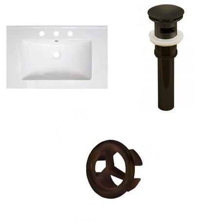 Click here for American Imaginations 30-In. W Ceramic Top Set Whi... prices