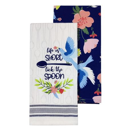 hometrends Kitchen Towels, 100% BCI cotton - Walmart.ca