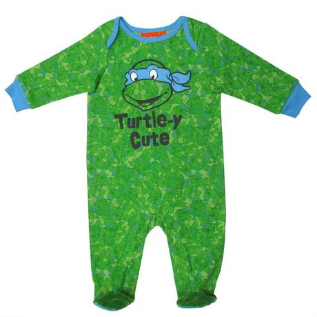 Teenage Mutant Ninja Turtles Babies Boys' Long Sleeve Footed Sleeper ...
