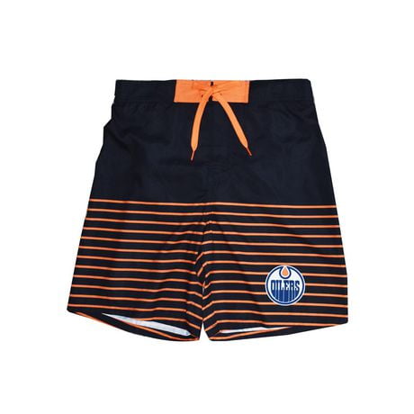 Click here for Mens Nhl Horizontal Edmonton Swim Trunks Black L prices