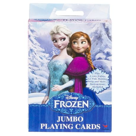 Cardinal Games Disney Frozen Jumbo Playing Card Deck | Walmart Canada