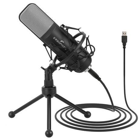 Click here for Ergopixel Studio Microphone With Tripod - Black Bl... prices