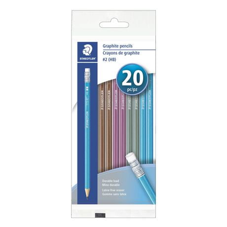 Staedtler Graphite Pencils (Metallic Barrel) 20-pc | Walmart Canada