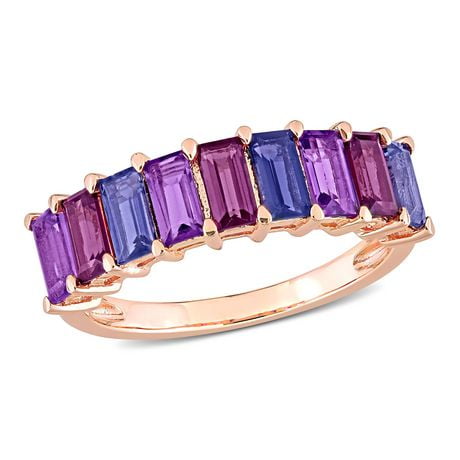 Click here for Miabella 2-1/6 Carat T. G.W. Multi-Gemstone Rose-P... prices
