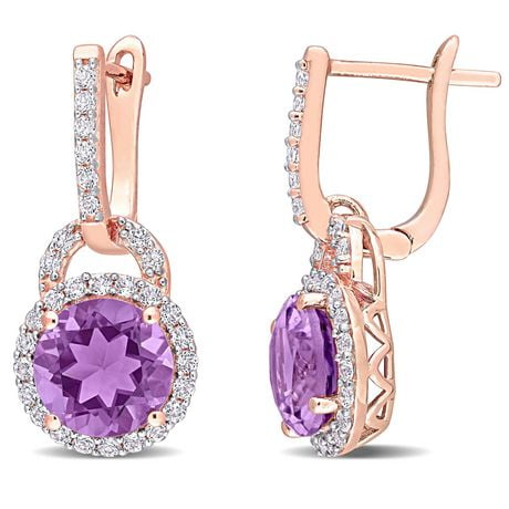 Click here for Miabella 3-7/8 Carat T. G.W. Amethyst And White To... prices