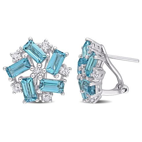 Click here for Miabella 5-1/8 Carat T. G.W. Blue Topaz And White... prices