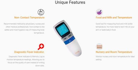 MOBI DualScan Non-Contact Air Thermometer | Walmart Canada