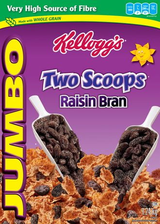 Two Scoops Raisin Bran Jumbo Cereal - Walmart.ca
