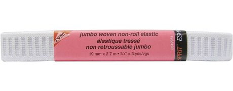 Click here for Unique Creativ Jumbo Non-Roll Elastic White 19 Mm... prices
