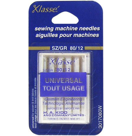 Click here for Klass Universal Sharps Sewing Machine Needles 80 prices