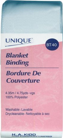 Click here for Unique Pretzels Unique Blanket Binding Light Blue prices