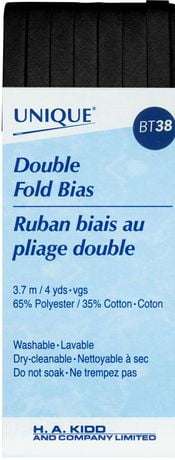 Click here for Unique Pretzels Unique Double Fold Bias Tape Black prices