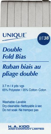 Click here for Unique Pretzels Unique Double Fold Bias Tape Silve... prices