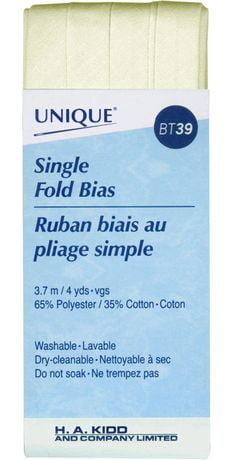 Click here for Unique Pretzels Unique Single Fold Bias Tape Ivory prices