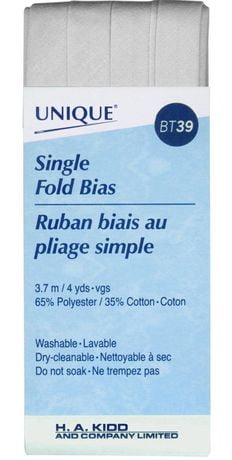 Click here for Unique Pretzels Unique Single Fold Bias Tape Silve... prices