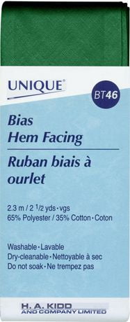 Unique Bias Hem Facing 2.3 M - Hunter Green | Walmart Canada