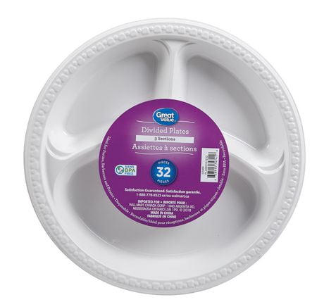 Great Value Divided Plates - Walmart.ca