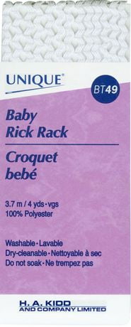Click here for Unique Pretzels Unique Baby Rick Rack White prices