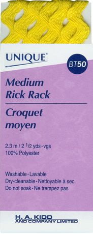 Click here for Unique Pretzels Unique Medium Rick Rack Canary prices