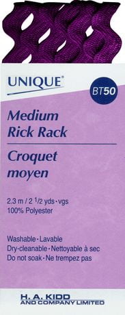 Click here for Unique Pretzels Unique Medium Rick Rack Purple prices