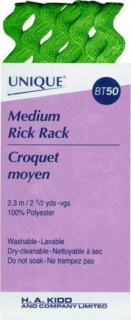 Click here for Unique Pretzels Unique Medium Rick Rack Emerald prices