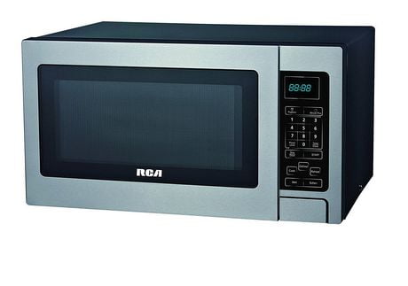 Curtis International Ltd RCA 1.1 Cubic Foot Microwave, Stainless Steel ...