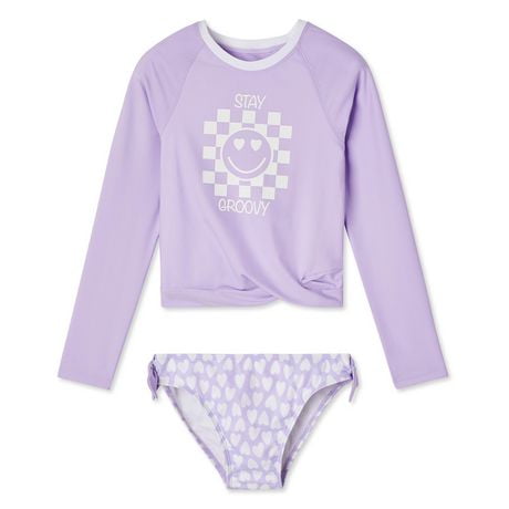 George Girls' Rash Guard 2-Piece Set | Walmart Canada