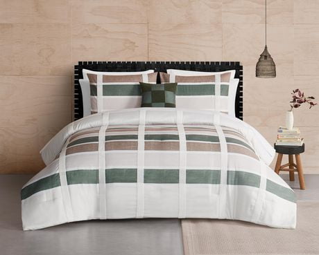 Roxy 4 Piece Reversible Comforter Set - Walmart.ca