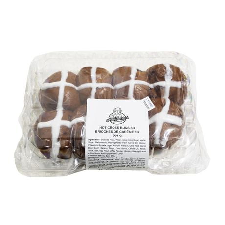 Mrs. Dunster's Hot Cross Buns 8pk | Walmart Canada