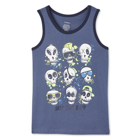 Click here for George Boys Graphic Tank Blue M prices