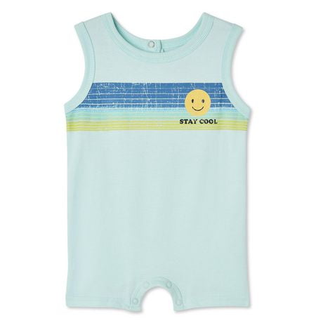 Click here for George Baby Boys Sleeveless Romper Turquoise 0-3 M... prices