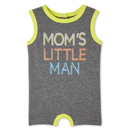 Click here for George Baby Boys Sleeveless Romper Grey 3-6 Months prices