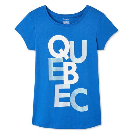 Click here for George Girls Short Sleeve Graphic Tee Blue Xs prices