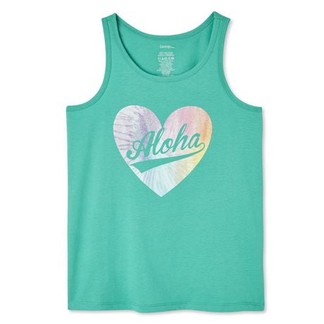 Click here for George Girls Graphic Tank Top Green M prices