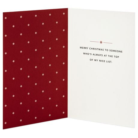 Hallmark Signature Christmas Card (Santa in Glasses) | Walmart Canada