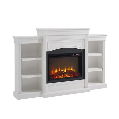 Click here for Dorel Lamont Mantel Fireplace  White White prices