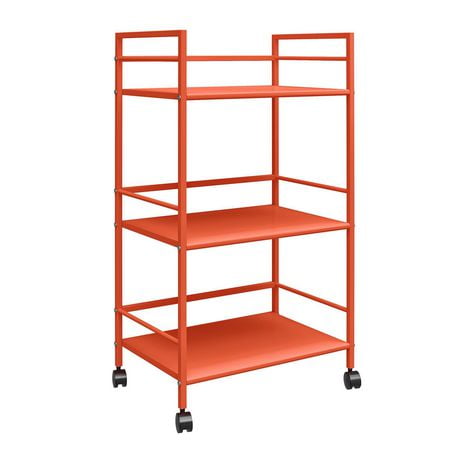 Click here for Dorel Cache Metal Rolling Cart  Blue Orange prices