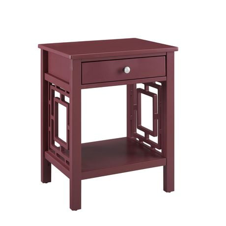 Click here for Linon Willa End Table Merlot Merlot # prices