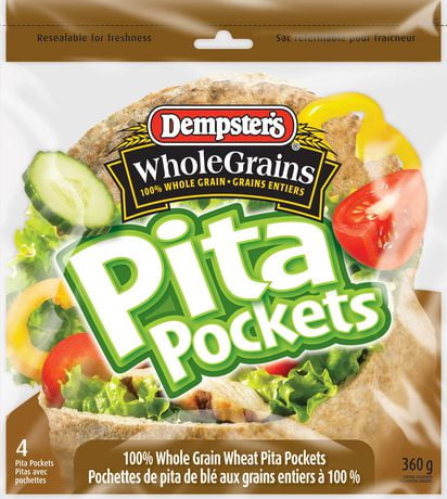 Dempster's® 100% Whole Grains Wheat Pita Pockets | Walmart Canada