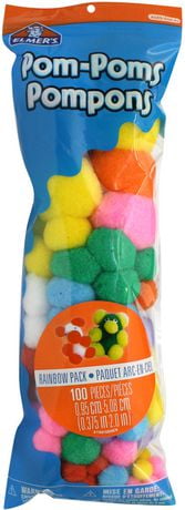Elmer's Pom Poms - Rainbow Variety | Walmart Canada