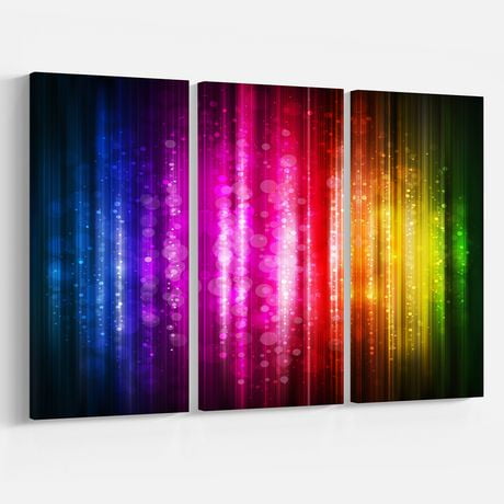 Click here for Design Art Glowing Background Canvas Print Red Inc... prices
